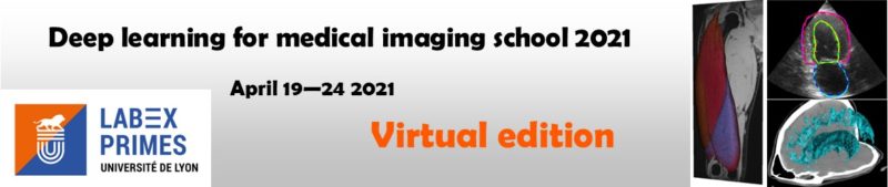 Deep learning for medical imaging school 2021 – France-Science